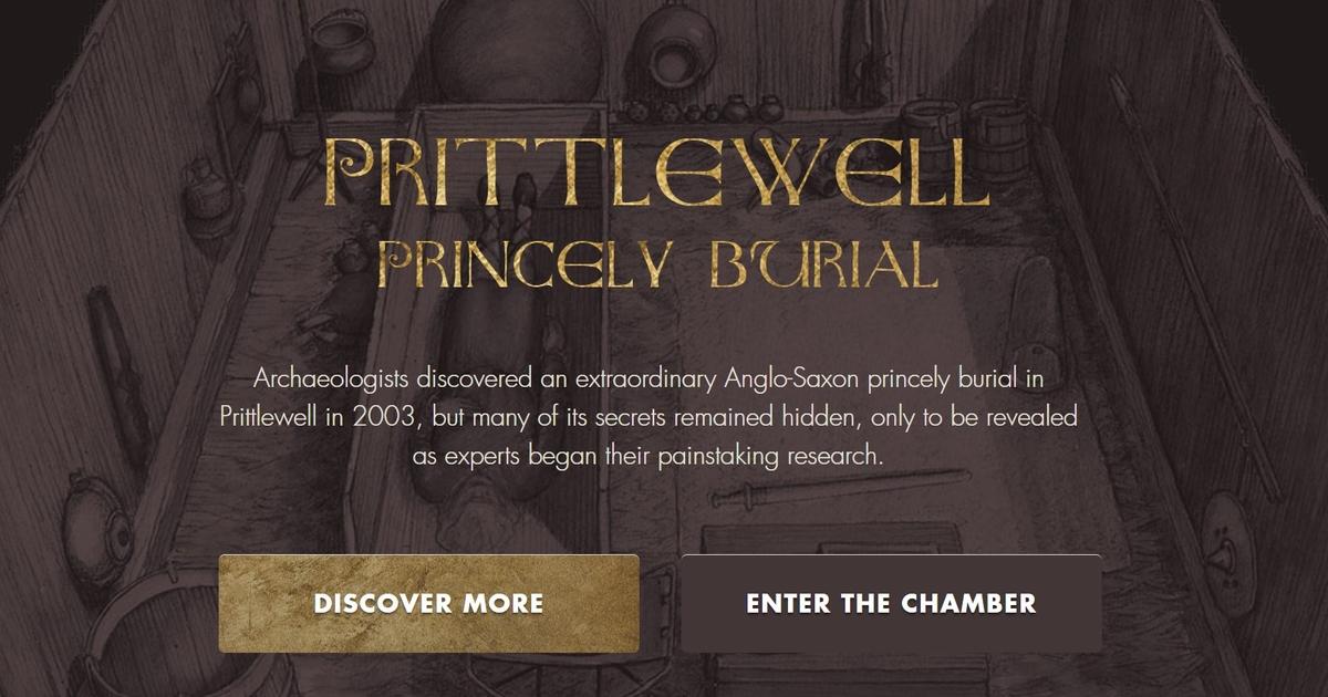 Explore the Prittlewell princely burial chamber online | MOLA