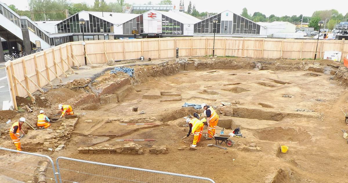 Northampton Rail Station archaeological excavation | MOLA
